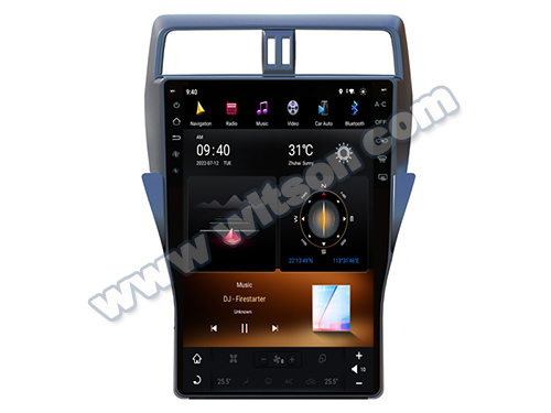 16" Screen Tesla Vertical Android Screen For Toyota Land Cruiser Prado ...
